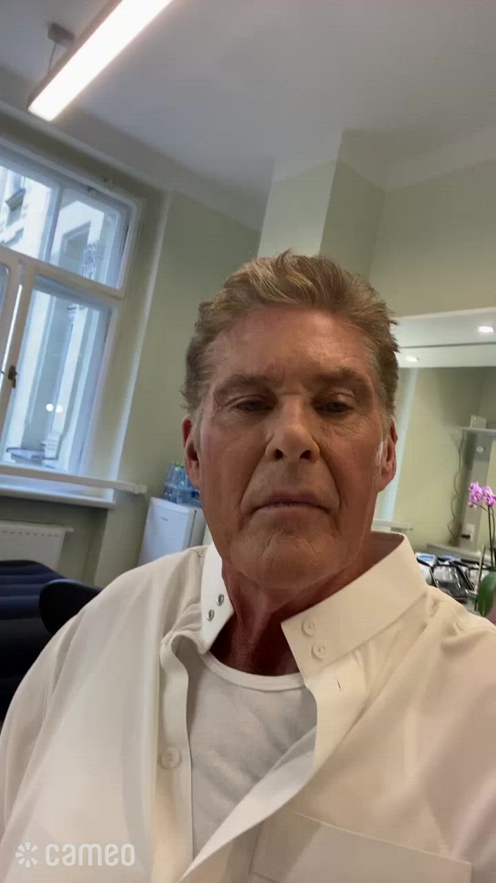 David Hasselhoff for Jessica Rupe | Cameo