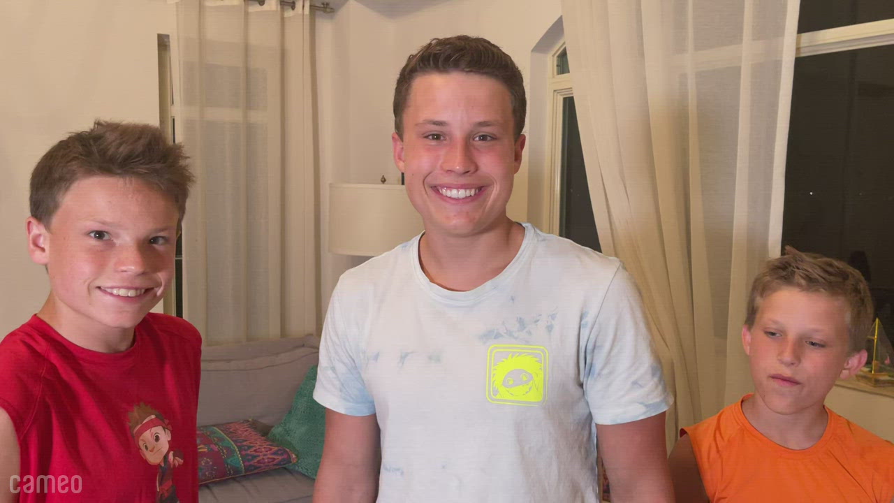 Ninja Kidz for Tyler | Cameo