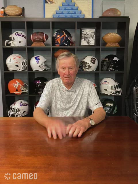 Coach Steve Spurrier for Gary Blose | Cameo