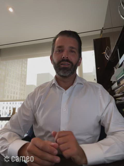 Donald Trump Jr. for Patrick Richter | Cameo