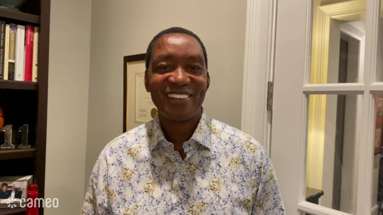 Cameo video by Isiah Thomas | Cameo