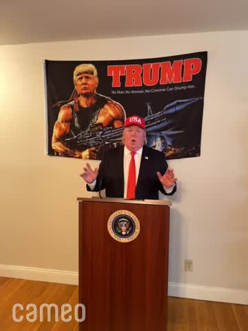 Tommy Trump 47 for Missy mckeon | Cameo