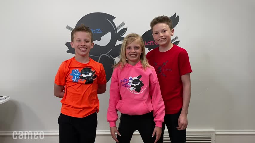 Ninja Kidz for R.J. | Cameo