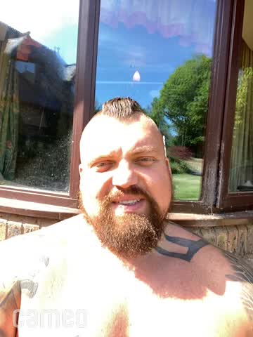 Eddie Hall for My nephew Vincent James Tello | Cameo